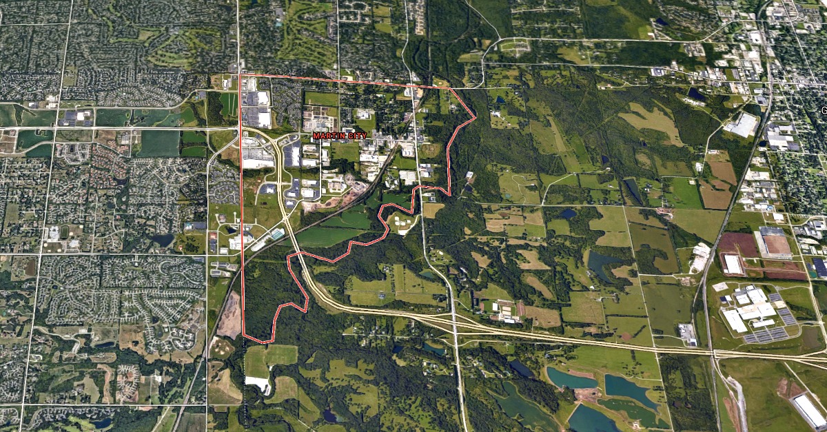 martin city boundaries aerial - Martin City CID